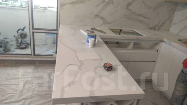 Изготовлю столешницу из искусственного, кварцевого камня от 8000 п. м ...