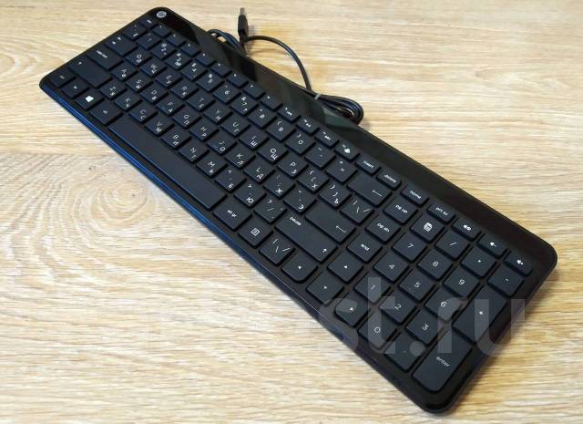 Клавиатура HP SK-2028 USB, низкопрофильная, черная как новая, б/у, в наличии. Цена: 350₽ во ...