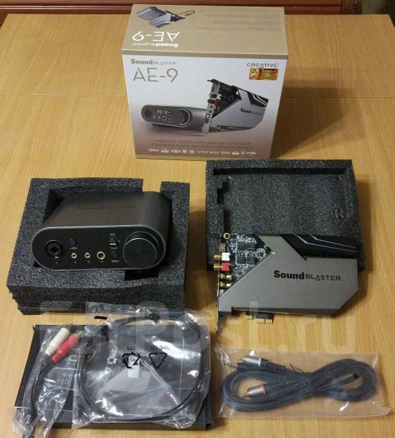 Hi-End Звуковая карта 5.1 Creative Sound Blaster AE-9, б/у, в наличии ...