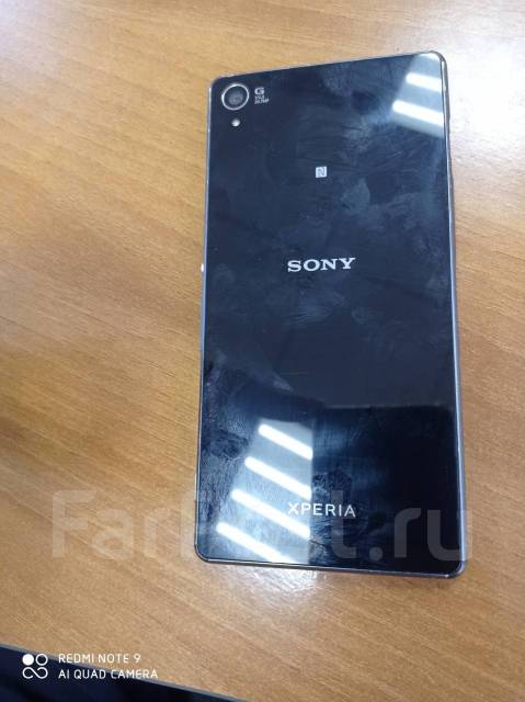Продам Sony z3 D6603, моноблок, черный, б/у, в наличии. Цена: 3 000₽ во Владивостоке