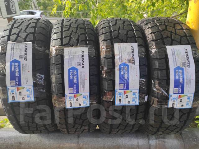 Farroad FRD86, 265/75R16LT, 16", 1 шт, 265 мм, 75 %, радиальный, Грязь AT, До 5 %. Цена: 33 999 ...