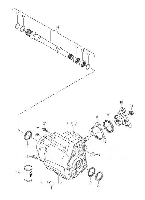 Сальник привода перед прав 31х52х8 VAG 0A6409189E купить в Хабаровске ...