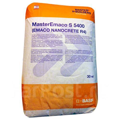 MasterEmaco® S 5400 (Emaco® Nanocrete R4), в наличии. Цена: 117₽ в ...