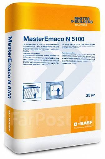 MasterEmaco N 5100(Emaco Nanocrete FC). Тонкослойный ремонтный состав ...