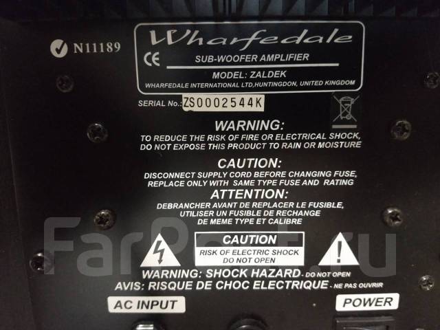 Активный сабвуфер Wharfedale Zaldek - Акустические системы во Владивостоке