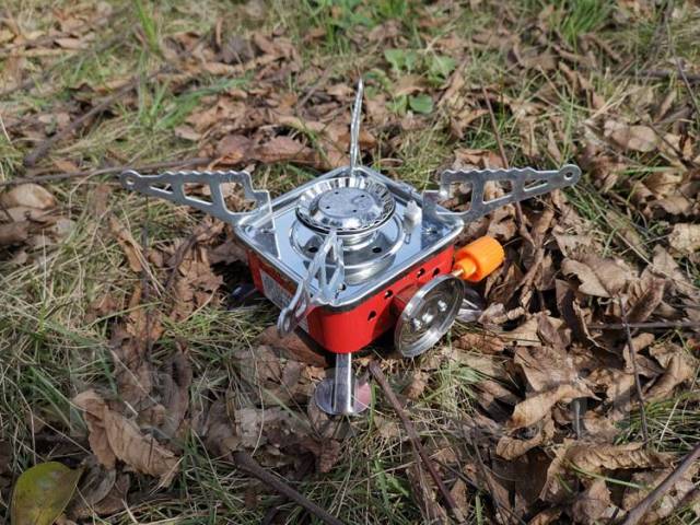 Туристическая газовая плитка горелка Походная плита Кемпинговая