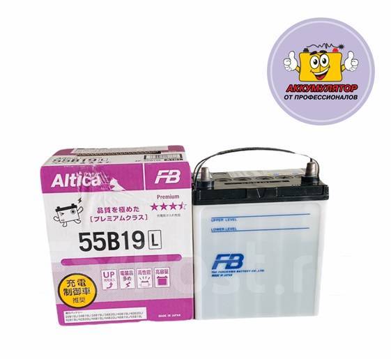 FB Altica Premium 55B19L (50А/ч, 450А, 2022г. ), FB Furukawa Battery ...