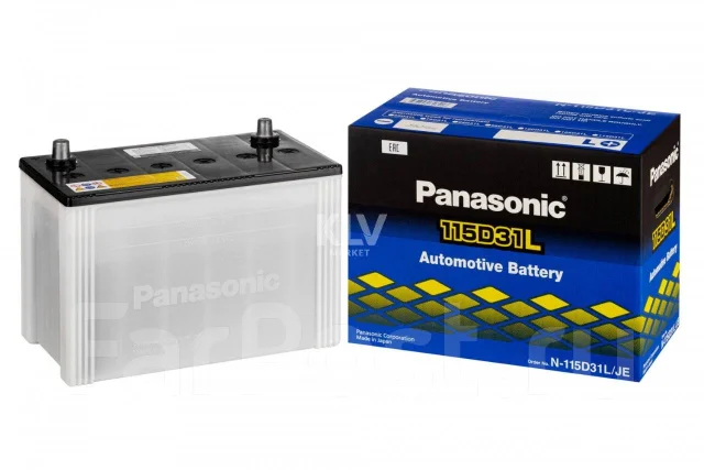 Panasonic 115D31L/R В наличии, прямая (правое), 90 А.ч. япония, новый ...