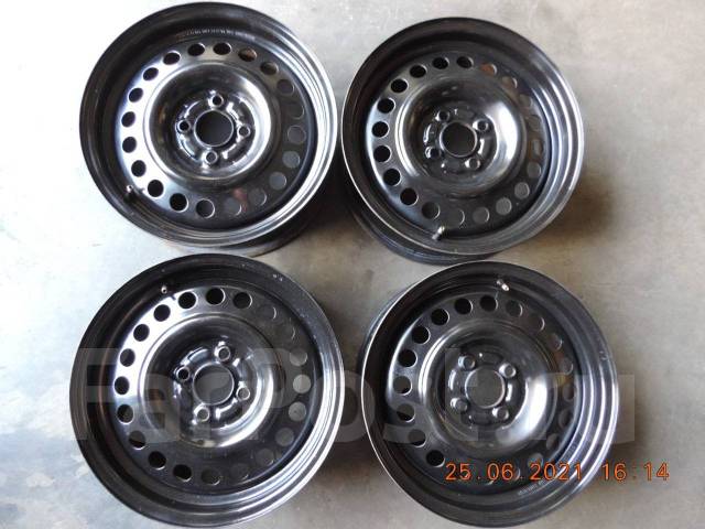 Комплект штамповки R15 4х100 цо 60 Nissan Япония, 15", 1 шт, Ширина ...
