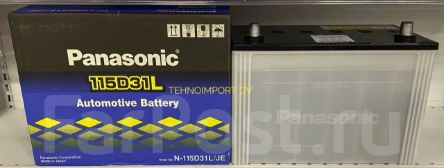 Panasonic 115D31L/R В наличии, прямая (правое), 90 А.ч. япония, новый ...