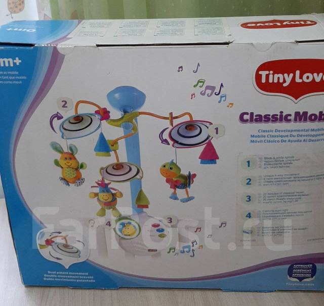 Мобиль развивающий музыкальный Tiny Love, б/у, в наличии. Цена: 1 500 ...