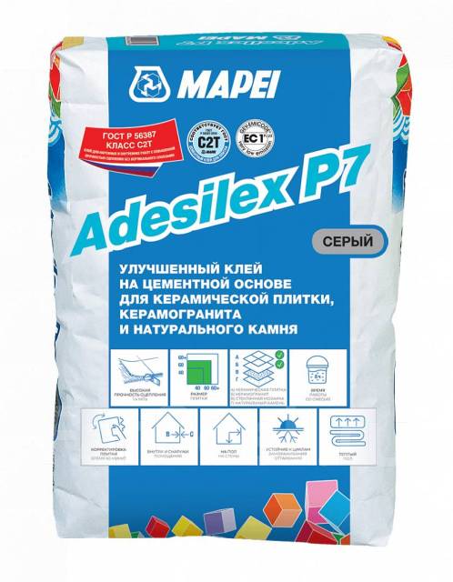 Клей для теплого пола, керамогранита "Adesilex P7" - Строительные смеси ...