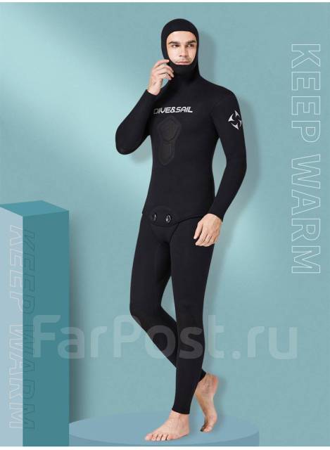 Гидрокостюм Dive&Sail раздельный открытая пора 5 мм - Дайвинг во ...