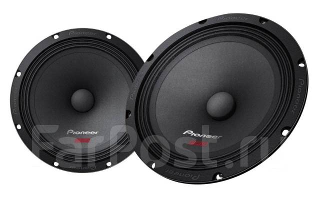 Среднечастотные динамики Pioneer TS-M1610PRO. NEW 300W MAX, широкополосные, 16,7 x 16,7 см (6,6 ...