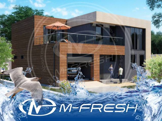 M-fresh International-зеркальный ·Проект с плоской кровлей и террасами ...