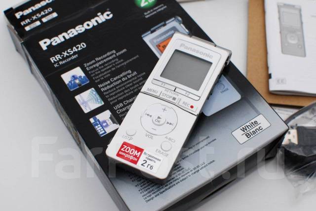 Диктофон (рекордер) Panasonic RR-XS420 2Gb, б/у, в наличии. Цена: 2 800 ...