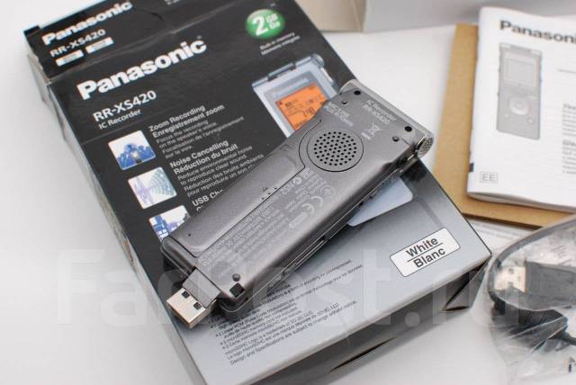 Диктофон (рекордер) Panasonic RR-XS420 2Gb, б/у, в наличии. Цена: 2 800 ...