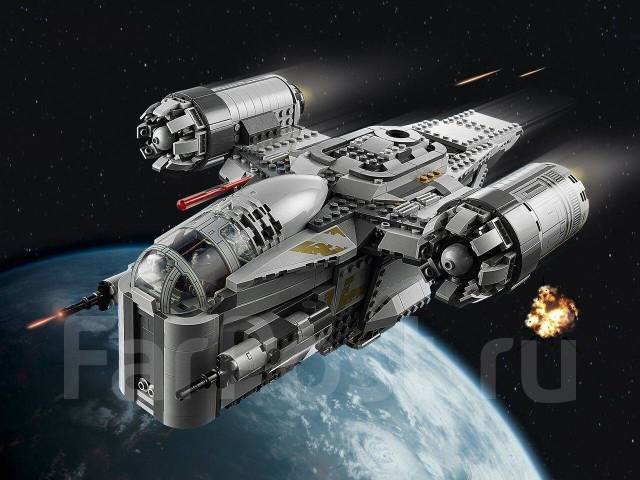 Конструктор корабль Мандалорца Razor Crest из серии звездные войны лег ...