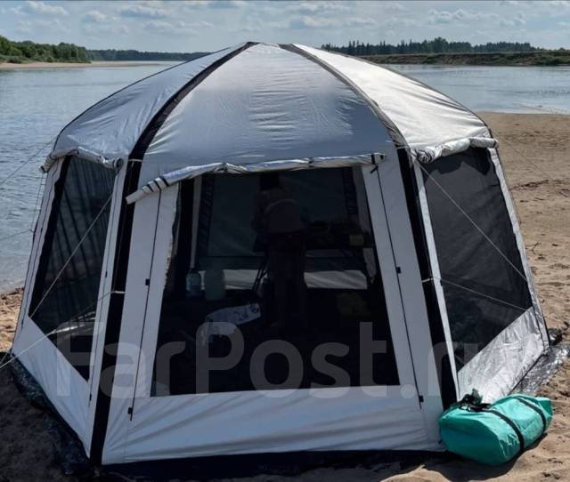 Палатка надувная шатер MIR Camping-2906 430*430*205см 2 входа, новый, в ...