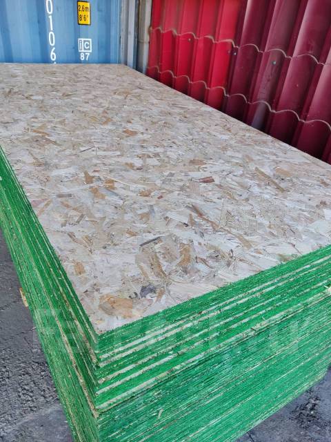 OSB фанера 1,22х2,44м 9мм Китай, в наличии. Цена: 550₽ в Хабаровске