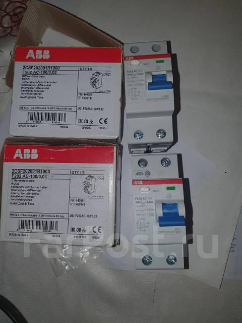 Продам УЗО ABB F202AC 100A 0,03A, новый, в наличии. Цена: 3 500₽ в Артеме