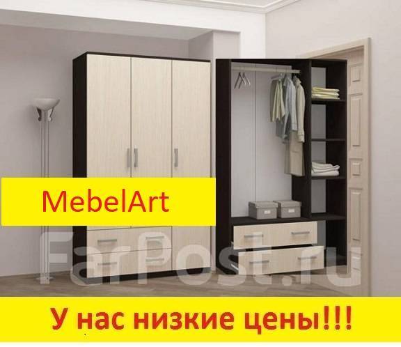 Шкаф распашной 3-х створчатый 1200. Россия, новый, под заказ. Цена: 16 ...