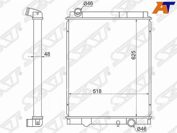Радиатор Mitsubishi Canter, Mitsubishi FUSO, Mitsubishi FUSO 08 ...