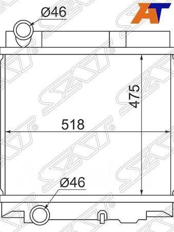 Радиатор Mitsubishi Canter, Mitsubishi Canter 94-03, Mitsubishi FUSO ...