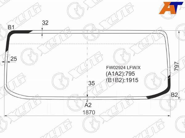 Стекло лобовое Chevrolet W-Series 07-, Isuzu ELF, Isuzu ELF (NPR ...