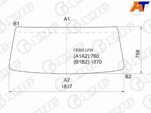 Стекло лобовое Mitsubishi Canter, Mitsubishi Canter 94-03, Mitsubishi ...