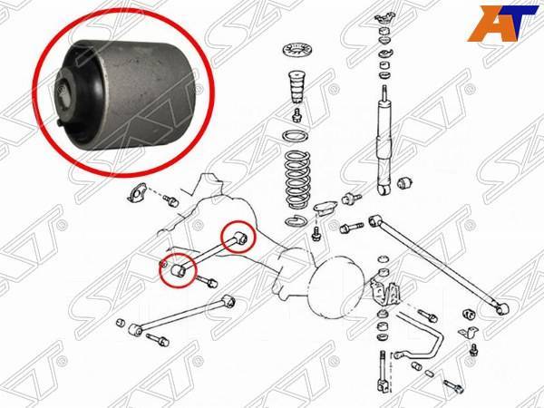 Сайлентблок Lexus LX, Lexus LX470, Lexus LX470 98-07, Toyota, Toyota ...
