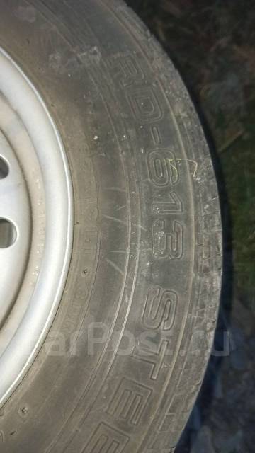 Колеса R13 Bridgestone RD613 Steel, 13", 1 шт, 165 мм, 80 %, радиальный ...