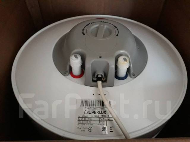 Водонагреватель Superlux, накопительный, электрический, 1,50 кВт. 100 л ...