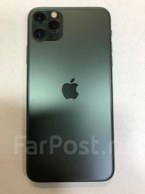 Смартфон Apple iPhone 11 Pro Max 256GB, 6.50", моноблок, зеленый, 4G ...