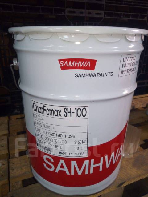 Огнезащитное покрытие Charfomax SH-100 (Корея), в наличии. Цена: 13 890 ...