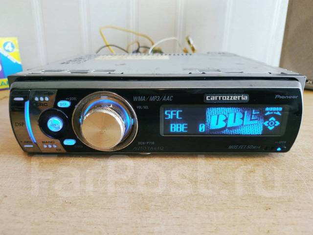 Pioneer Carrozeria Deh-p710 DSP, MP3, WMA, AAC, WAV, 1 DIN — 178x50 мм, б/у, в наличии. Цена: 9 ...