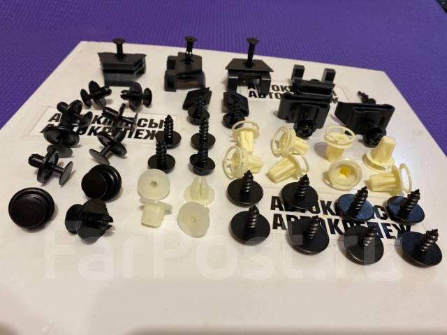 Клипса, набор клипс, на 2 перед. подкрылка Nissan March K13 купить во ...