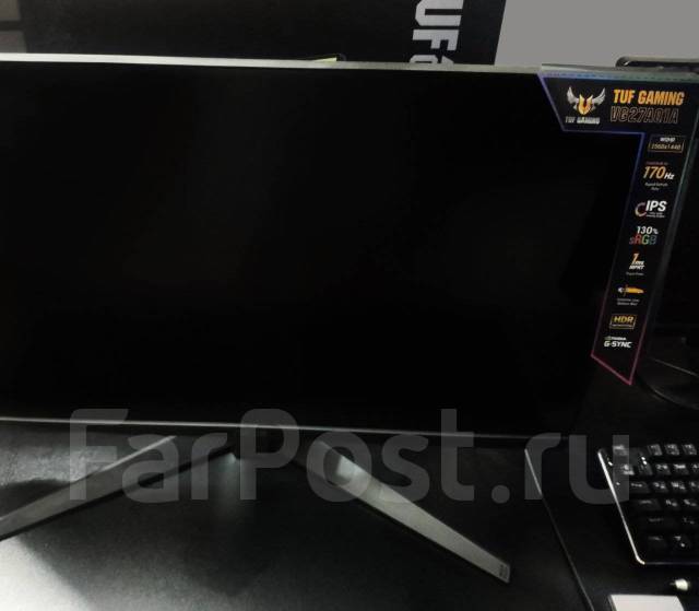 Игровой монитор 27 дюймов! 2К (2560x1440) 170Гц. G-SYNC, FreeSync, 1мс ...