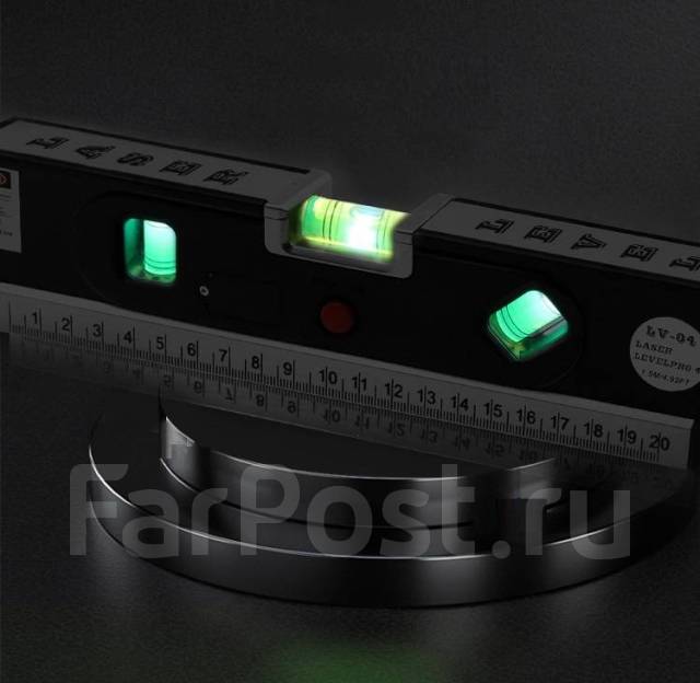 Лазерный уровень Laser Level Pro 4 (230 мм), встроенная рулетка, новый ...
