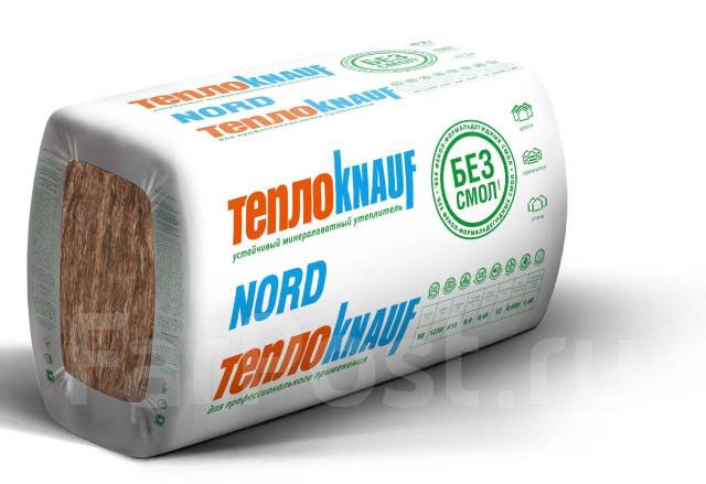 Мин. вата Knauf NORD TS035 50/100 *610*1230 (4,5/9 м2) ОПТ, в наличии ...