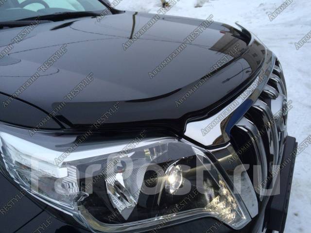 Дефлектор на капот Toyota Prado 150 2014-2017 EGR, мухобойка Прадо 150 ...