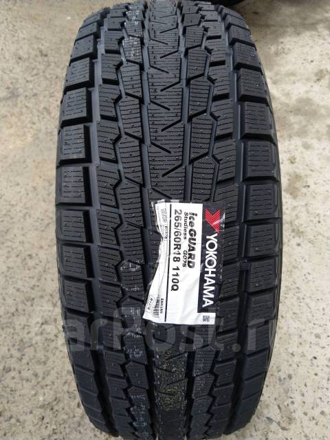 Yokohama Ice Guard G075, 265/60 R18 110Q, 18", 5 шт, 265 мм, 60 %, радиальный, зимние. Цена: 60 ...