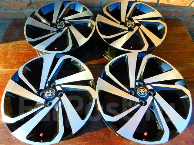 Комплект литых дисков «Toyota» 17" 4x100 из Японии, 1 шт, 54,1 мм. 4 шт ...