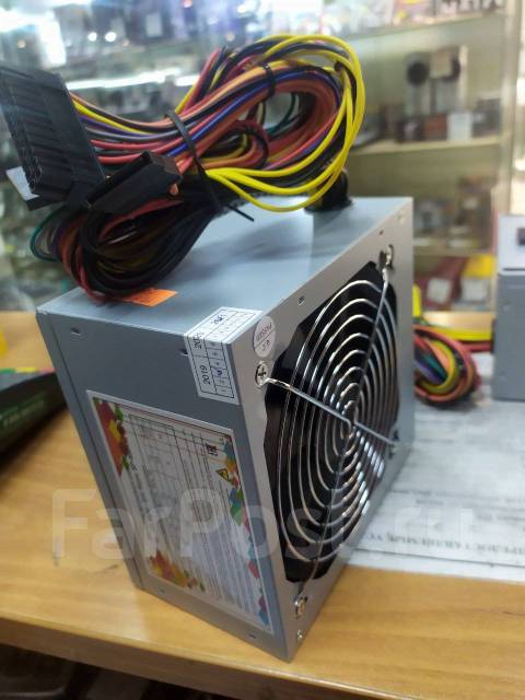 Блок Питания SP500-A12 500Wt (ATX 2.3, 120mm fan,6*pin,5xSATA - Корпуса ...