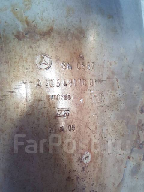 Выхлоп (глушитель) Спорт-пакет Mercedes-Benz W203 W209 купить в ...