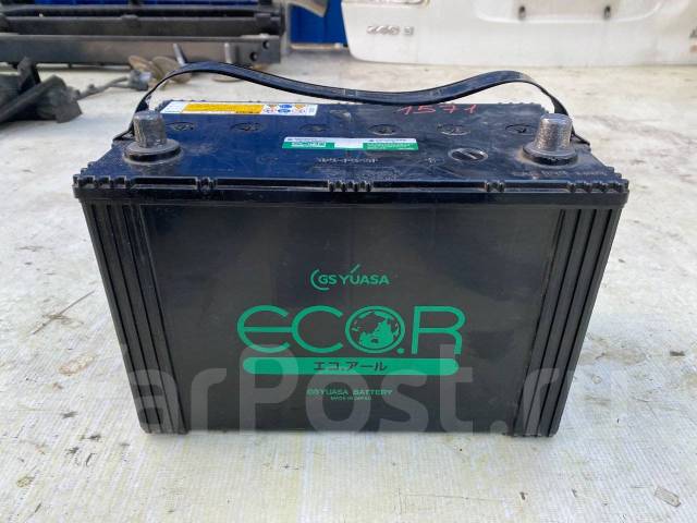 Японский б/у аккумулятор GS Yuasa ECO. R 105D31L, сурьмянистый, малосурьмянистый, обратная ...