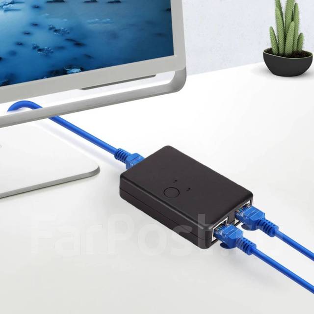 Сетевой коммутатор с 2 портами ZMT-RJ45-2M100 МГц - Сетевое и серверное ...