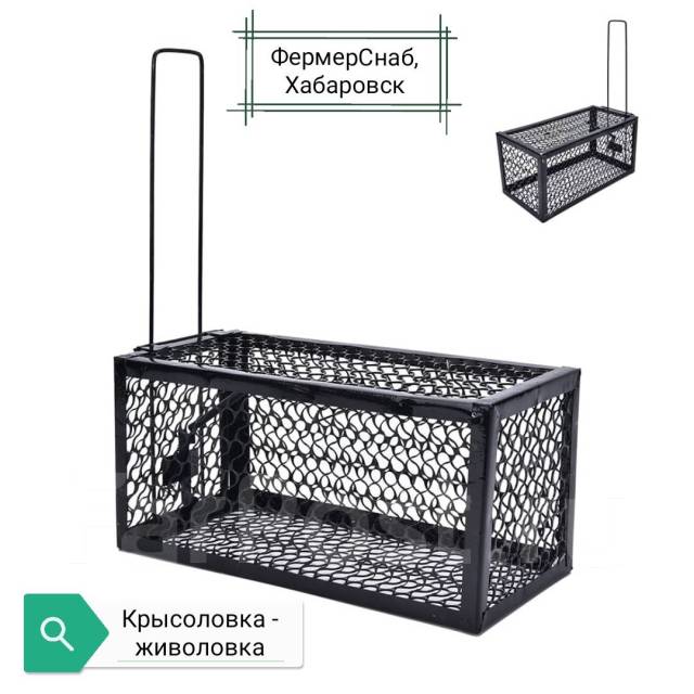 Ловушка - живоловка для мышей и крыс, новый, в наличии. Цена: 450₽ в ...