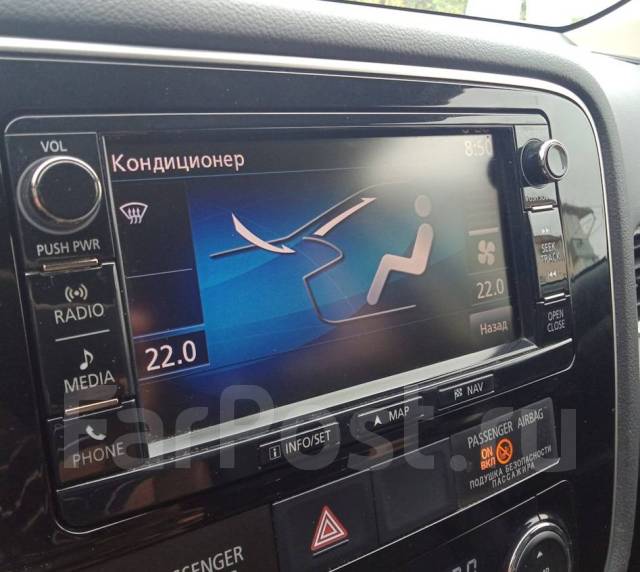 Магнитола mitsubishi outlander 3, 2 DIN — 178x100 мм, б/у, в наличии ...