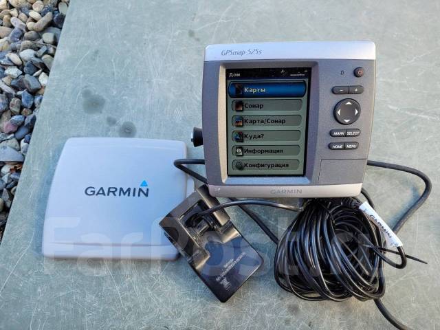 Картплоттер Garmin 525s, б/у, в наличии. Цена: 45 000₽ во Владивостоке